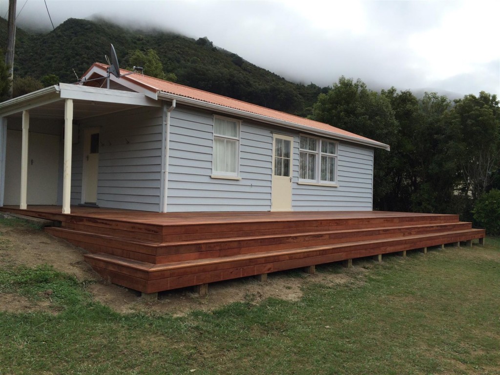Decking and Paint Work on a Blenheim Cottage - Smith & Sons